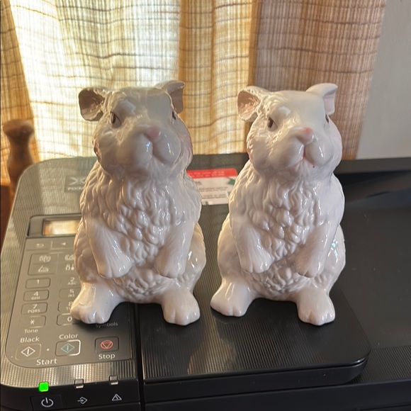 Holiday | Ceramic Bunny Figurines | Poshmark